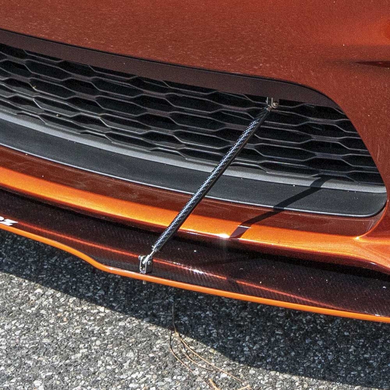 Vicrez Premium Adjustable 11" Splitter Support Rods vz101252