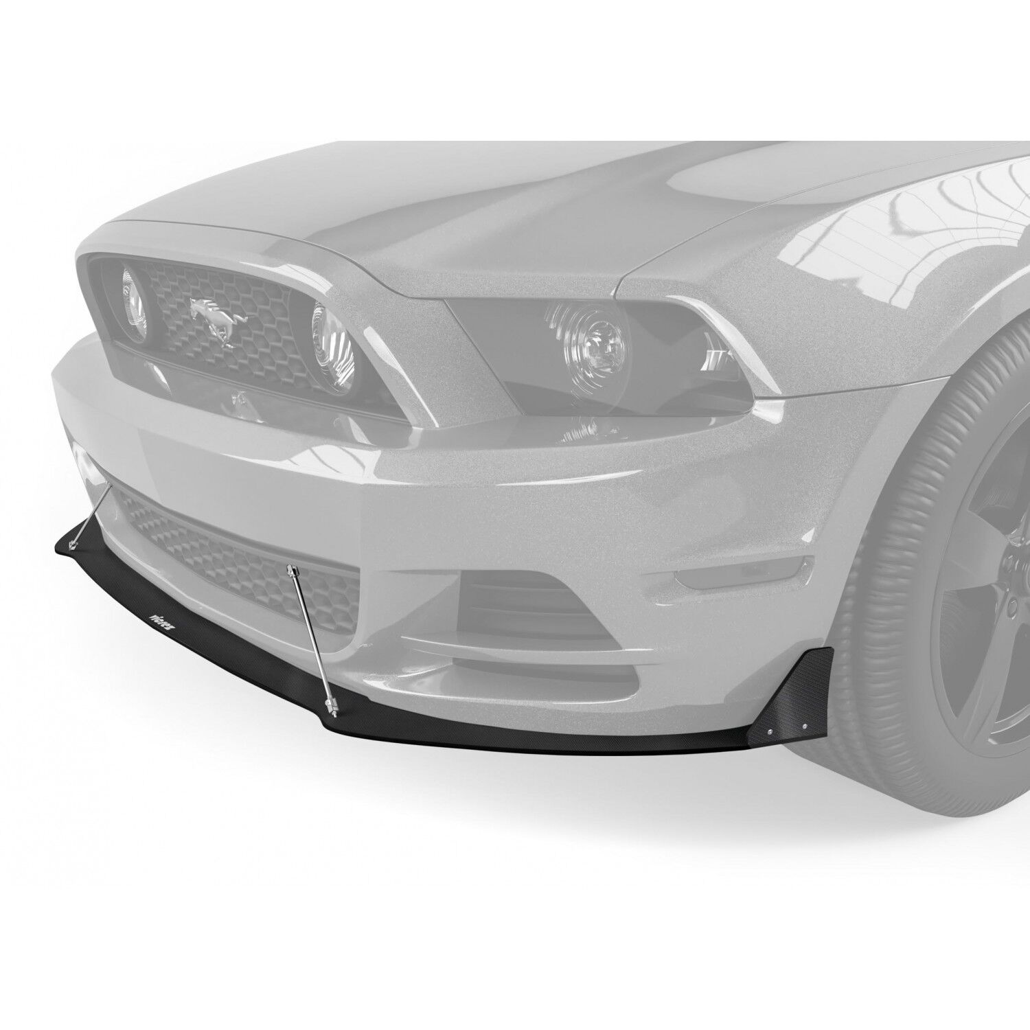 Vicrez V3R Front Bumper Lip Splitter vz101602 | Ford Mustang 2010-2014