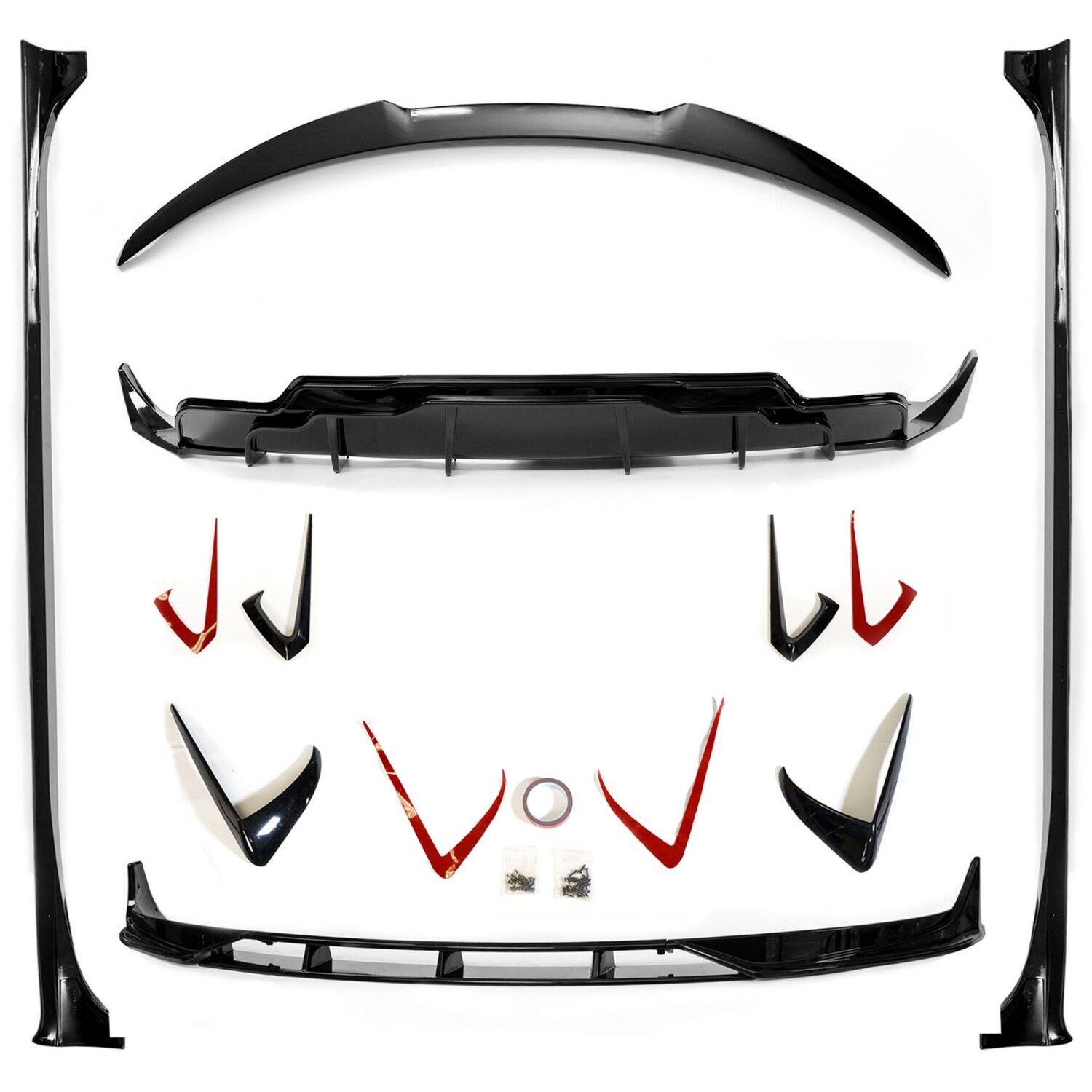 Vicrez V3R Style Full Body Kit vz102333 | Tesla Model 3 2016-2021