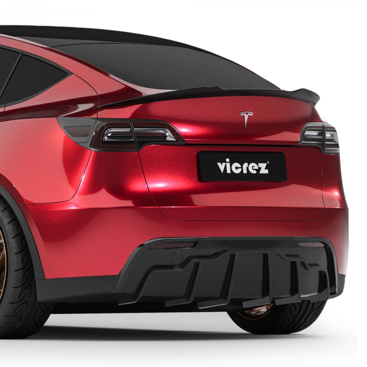 Vicrez V3R Style Full Body Kit vz102479 | Tesla Model Y 2021-2024