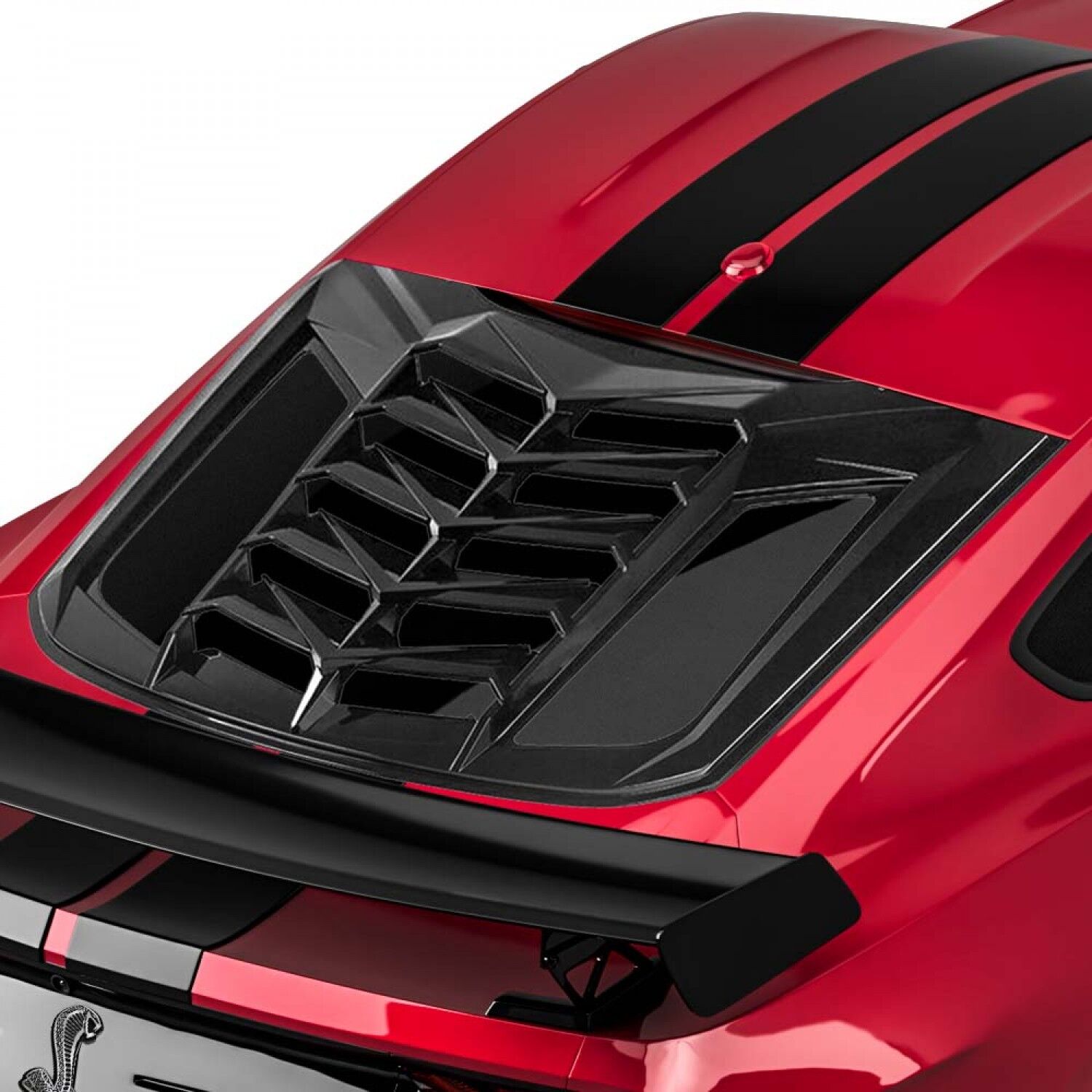 Vicrez V3R Style Rear Louvers vz102428 Ford Mustang 2015 2023