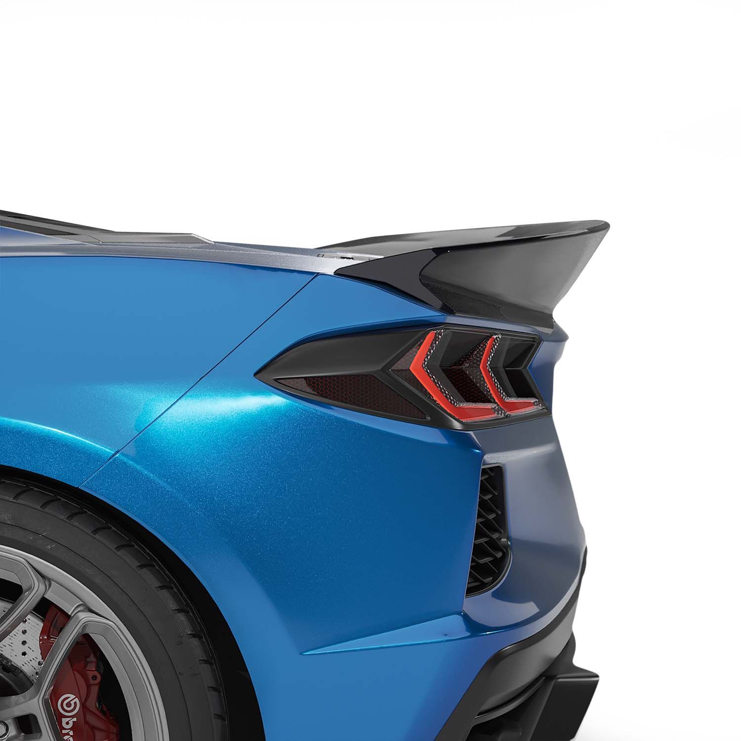 Vicrez V3R Style Rear Spoiler vz102473 | Chevrolet Corvette C8 2020-2026