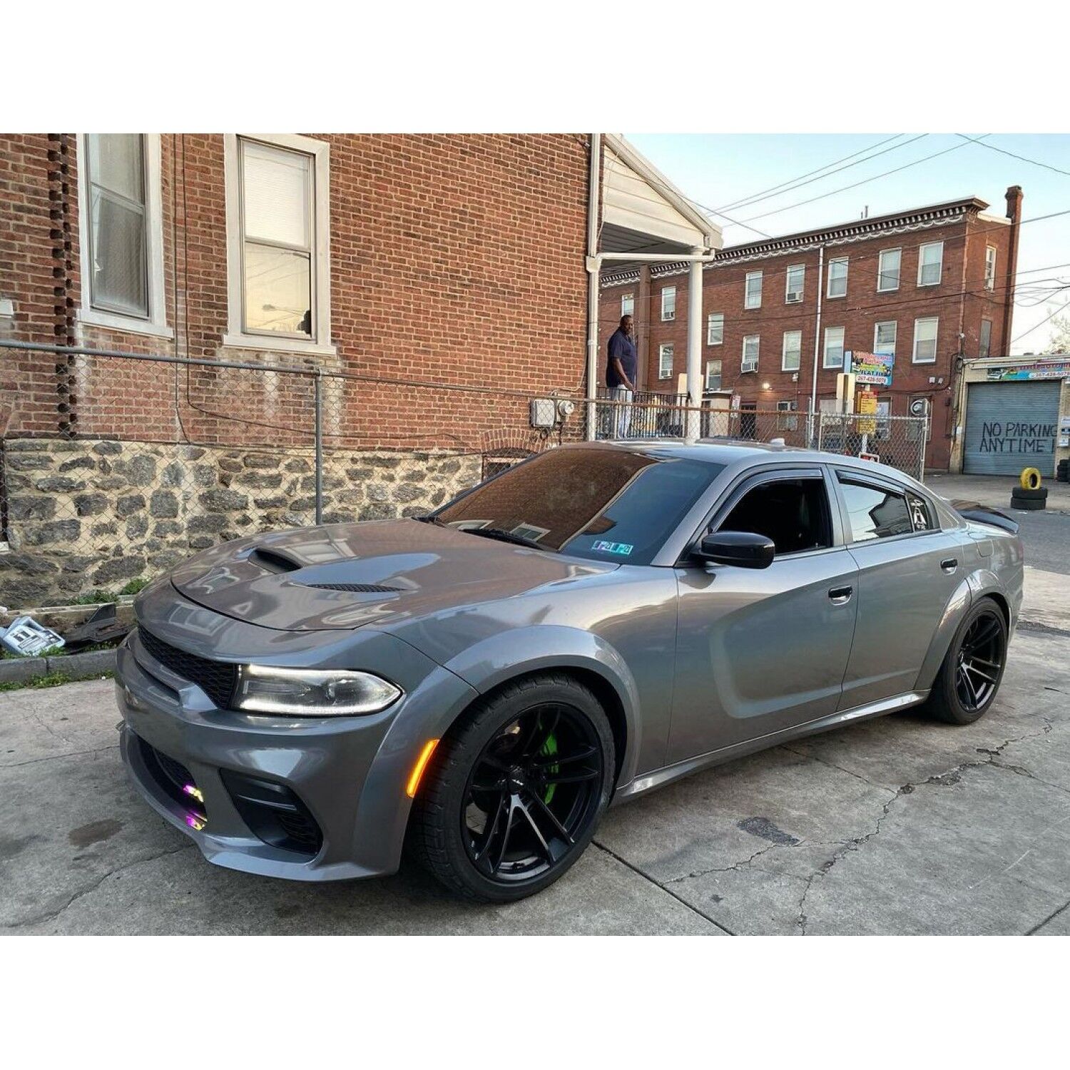 Hellcat Widebody Style Matte Black Wheel (20"x11", -2.5 Offset, 5x115 ...