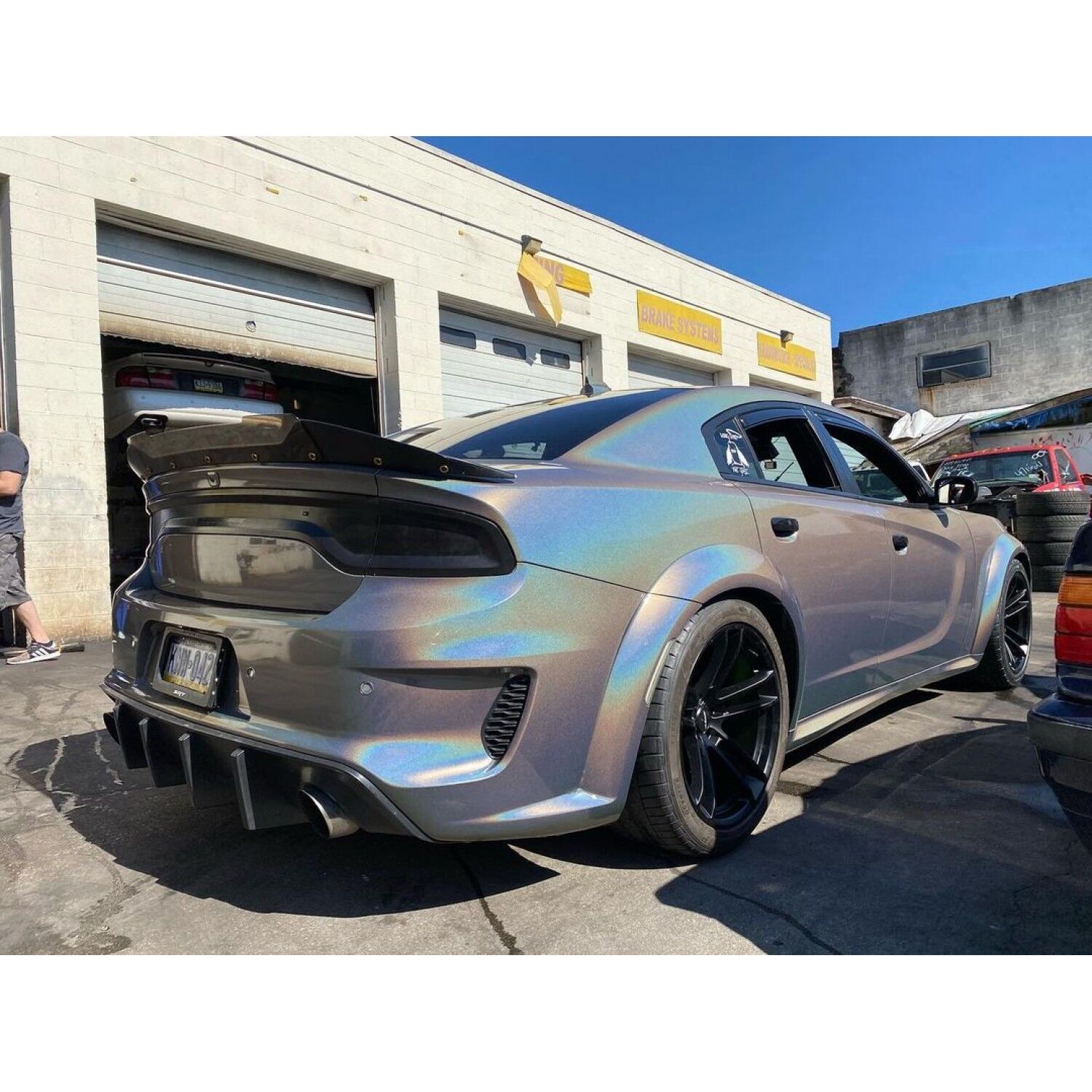 Hellcat Widebody Style Matte Black Wheel (20"x11", -2.5 Offset, 5x115 ...