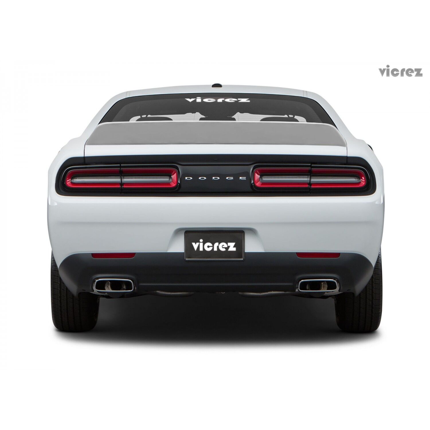 Vicrez RB Rear Ducktail Wing Spoiler vz101702 | Dodge Challenger 2008-2023