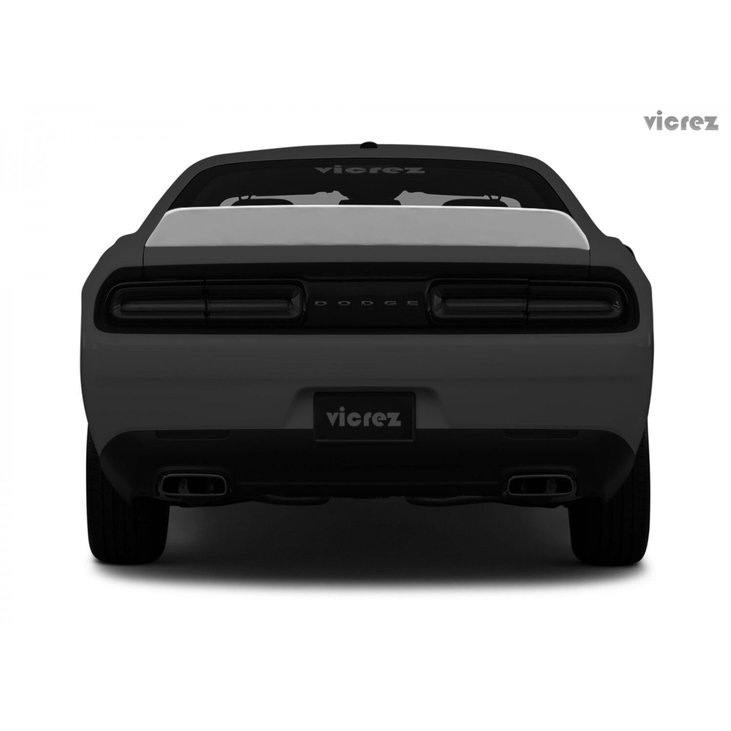 Vicrez RB Rear Ducktail Wing Spoiler vz101702 | Dodge Challenger 2008-2023
