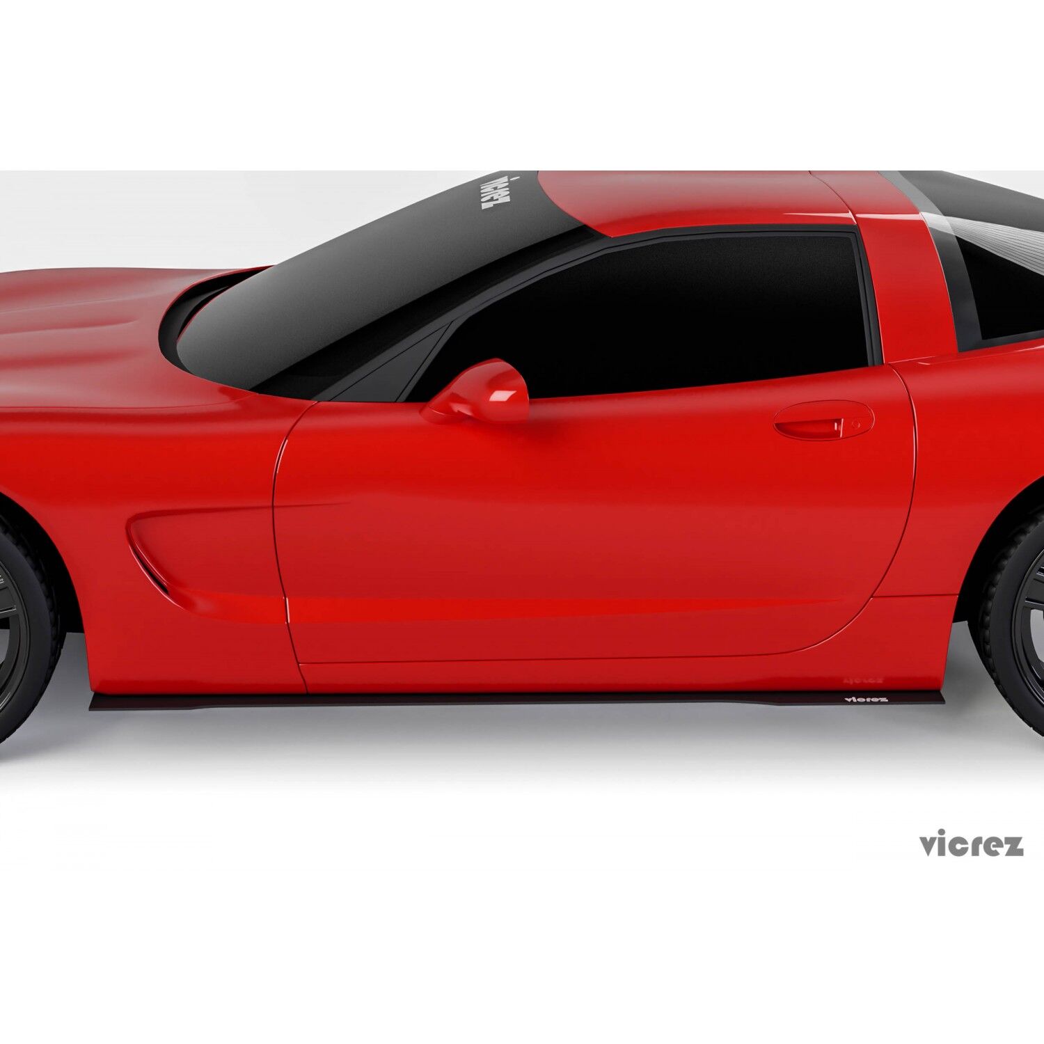 Vicrez VZ Side Skirt Splitters vz101491 | Chevrolet Corvette C5 1997-2004
