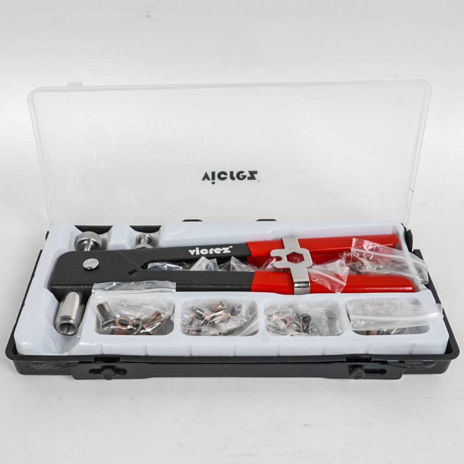 Vicrez vzt109 Rivet Gun Nut Tool w/ Threaded Insert Riveter Kit