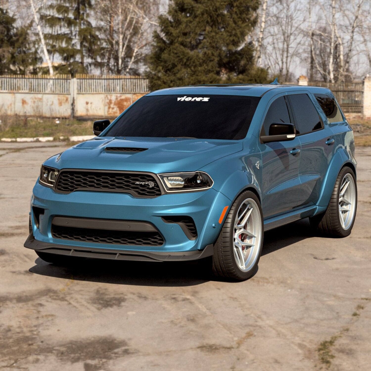 Vicrez Widebody Fender Flares Demon Style vz102524 | Dodge Durango 2014 ...