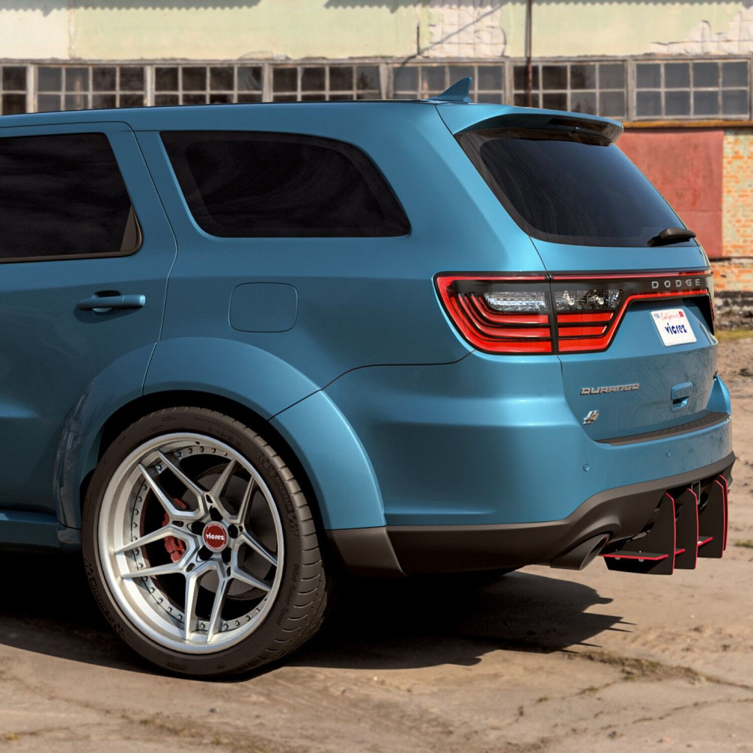 Vicrez Widebody Fender Flares Demon Style vz102524 | Dodge Durango 2014 ...
