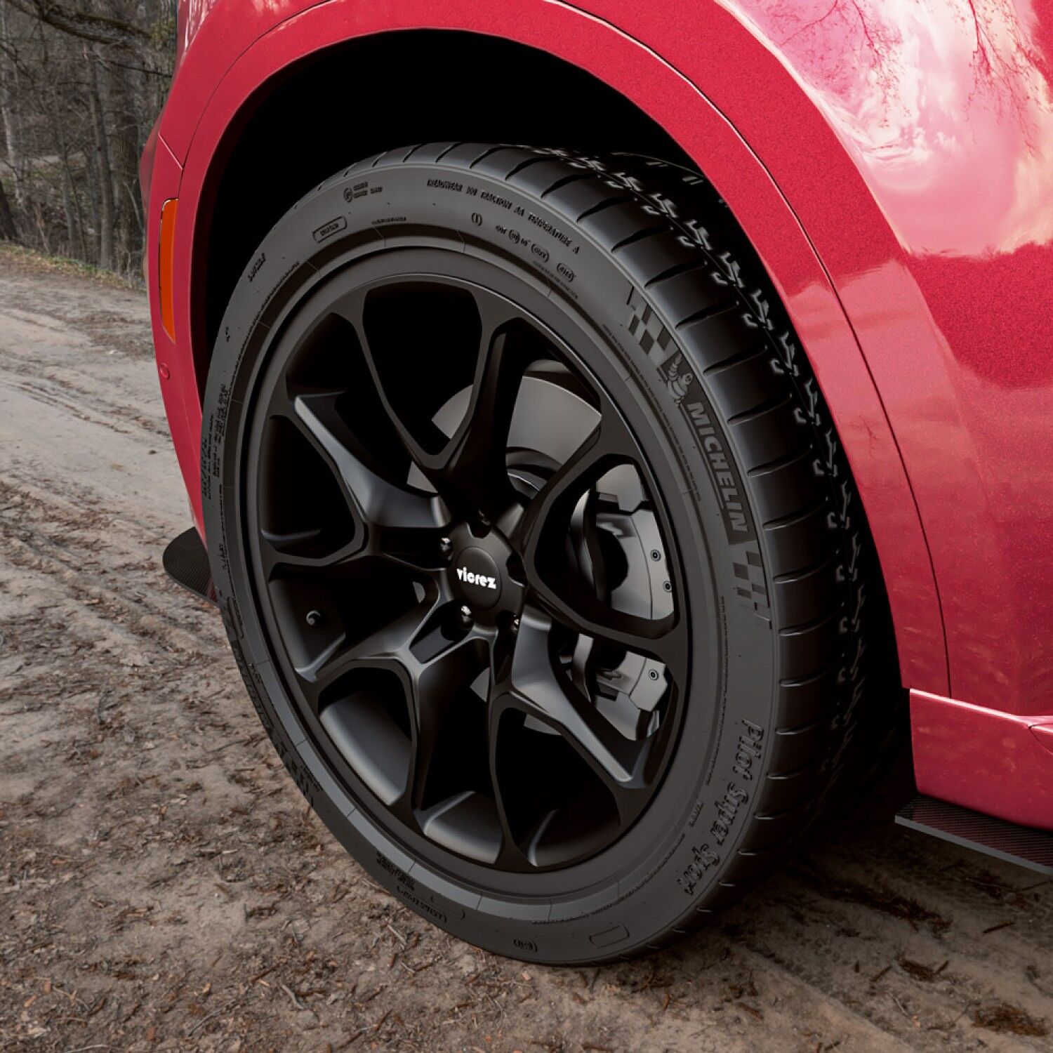 Durango SRT Style Matte Black Wheel (20" x 9", +34 Offset, 5x127 Bolt ...