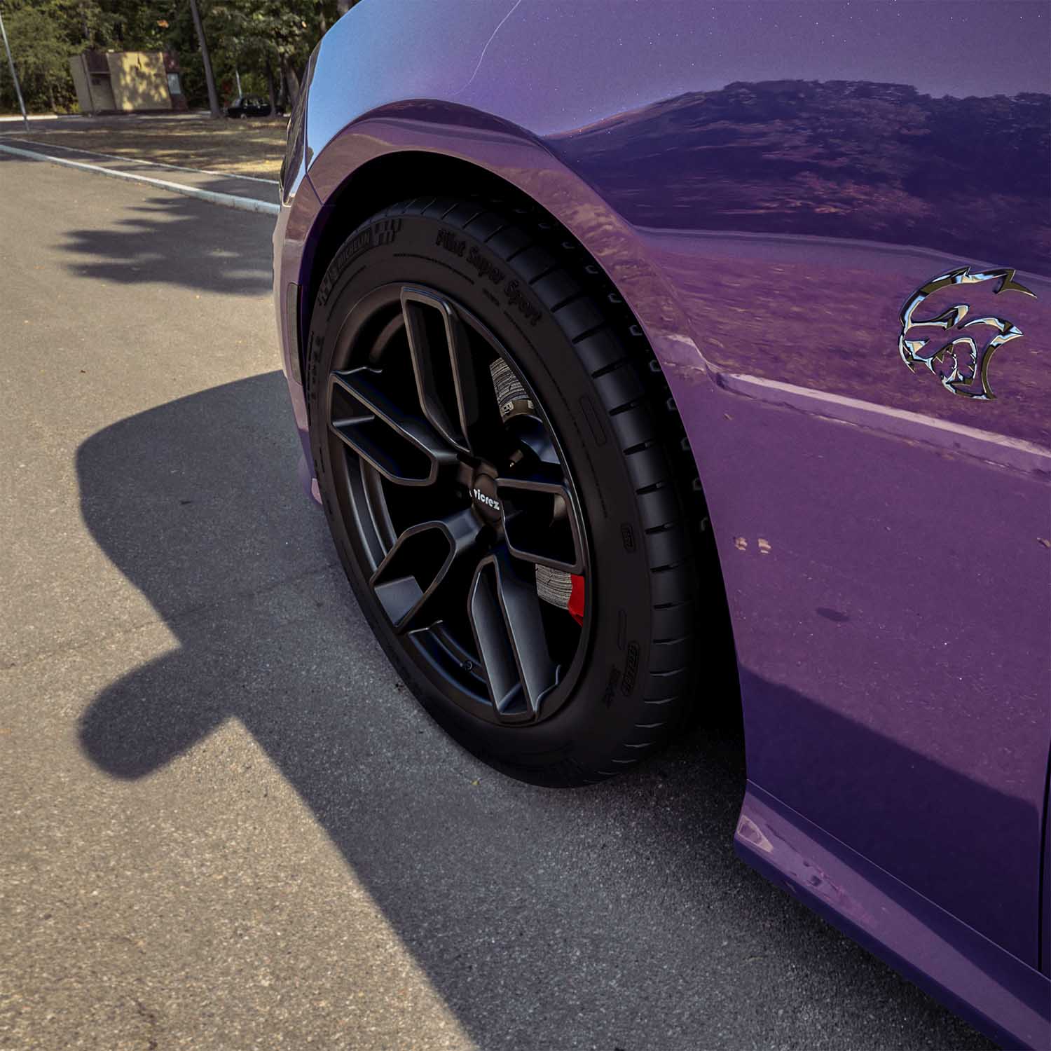 Hellcat Redeye Style Matte Black Wheel 20" x 10.5" | RWD Dodge Charger ...