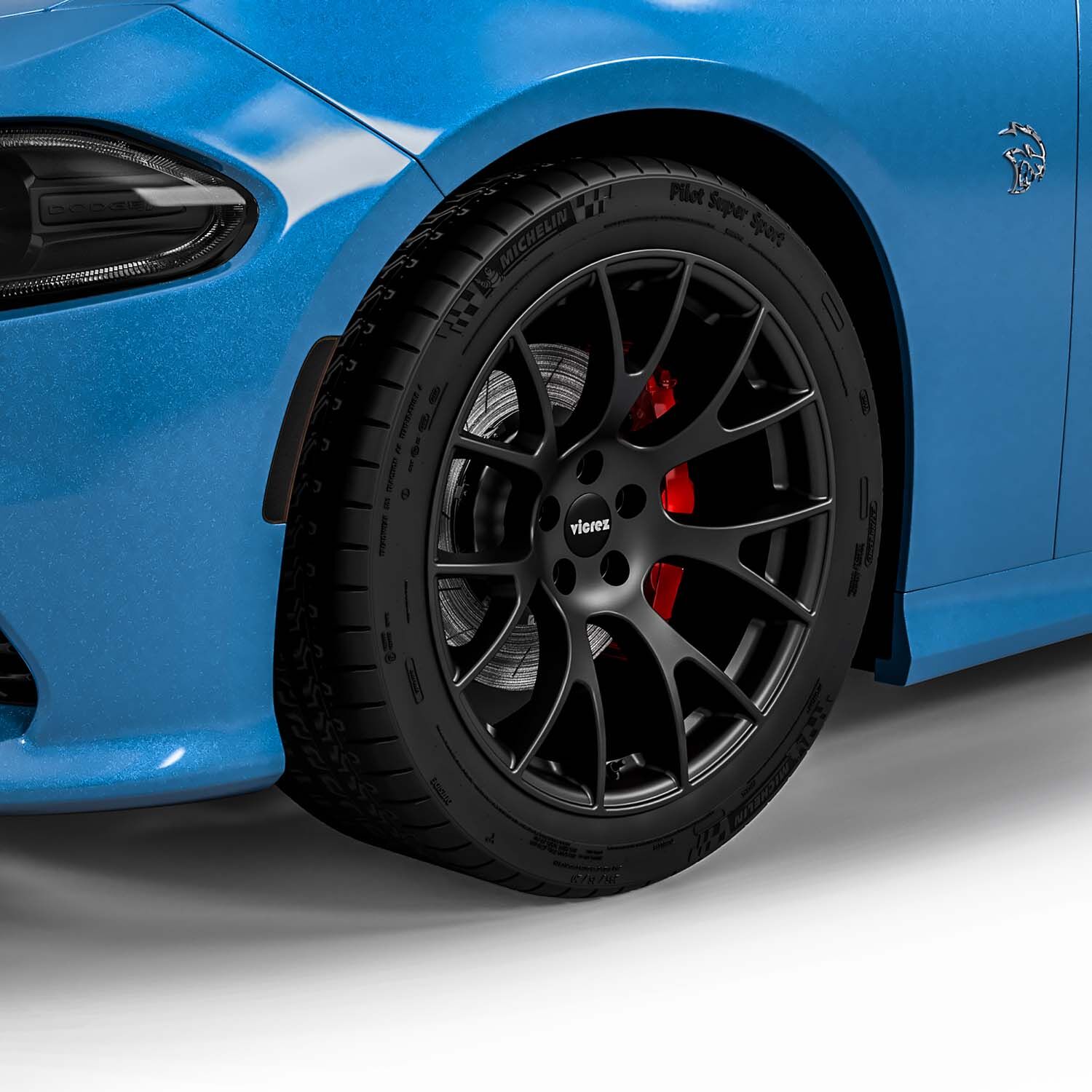 Hellcat Style Matte Black Wheel 20" x 10.5" | RWD Dodge Charger 2011-2023