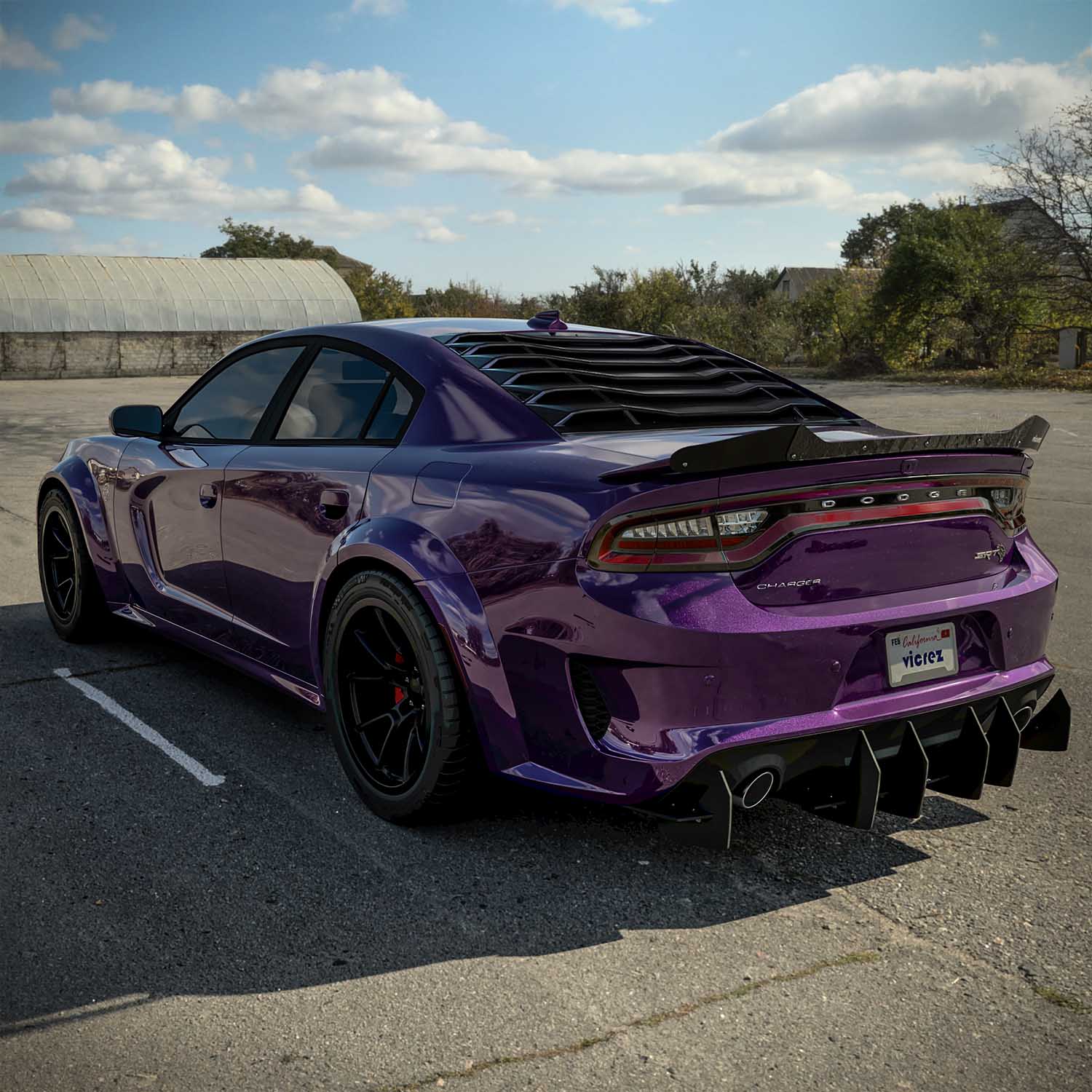 Dodge Charger Hellcat Body Kit SHIROKAI Dodge Charger SRT (11 14)