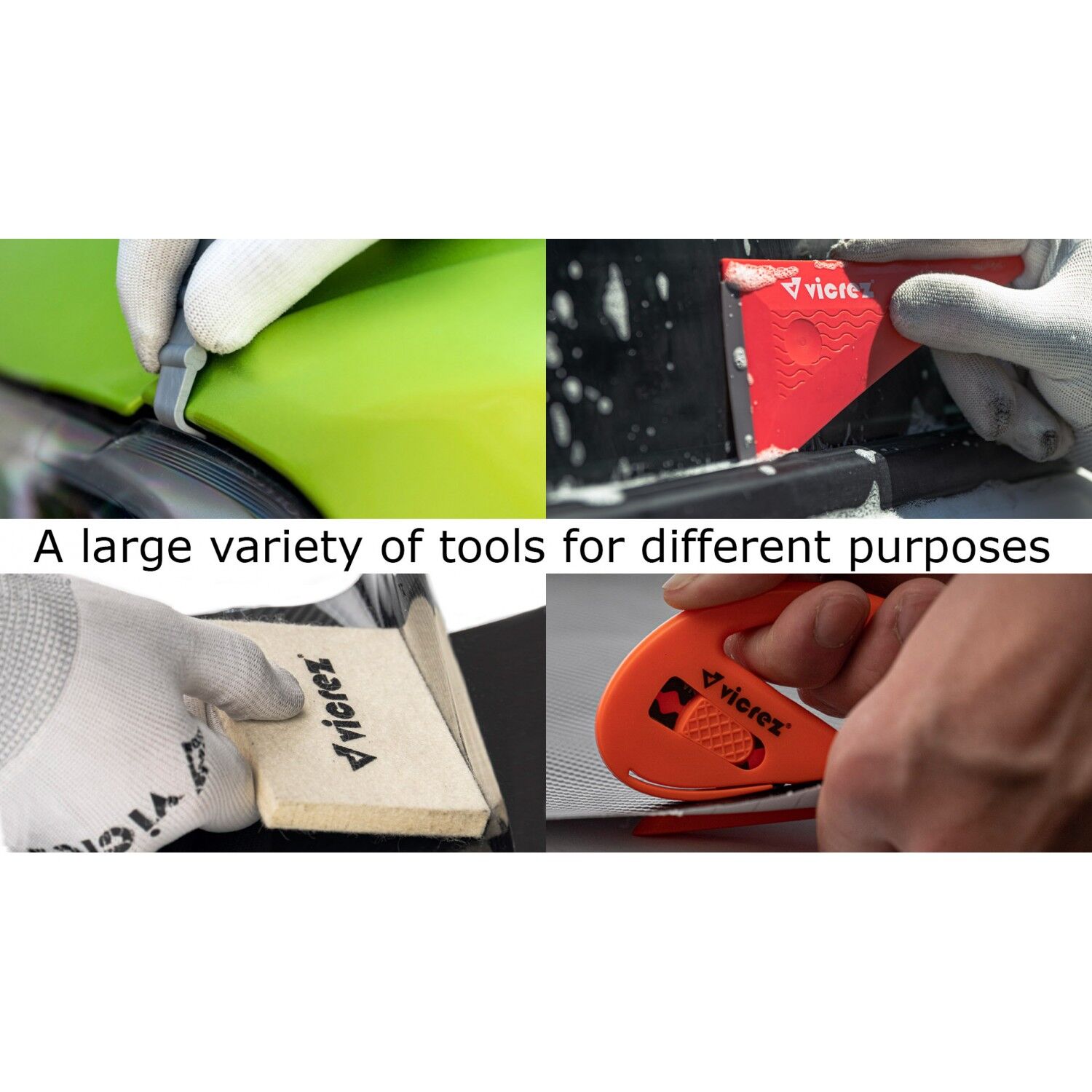 Vicrez Vinyl Wrap Professional Tool Kit vzt149