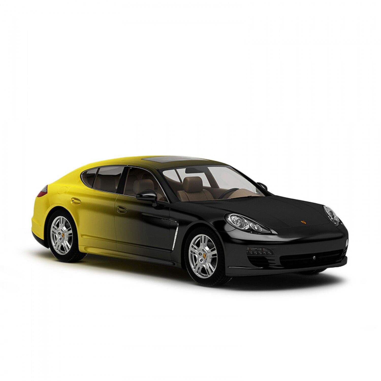 Black Yellow Car Los Angeles 2012: AMG Mit Knallgelbem Black