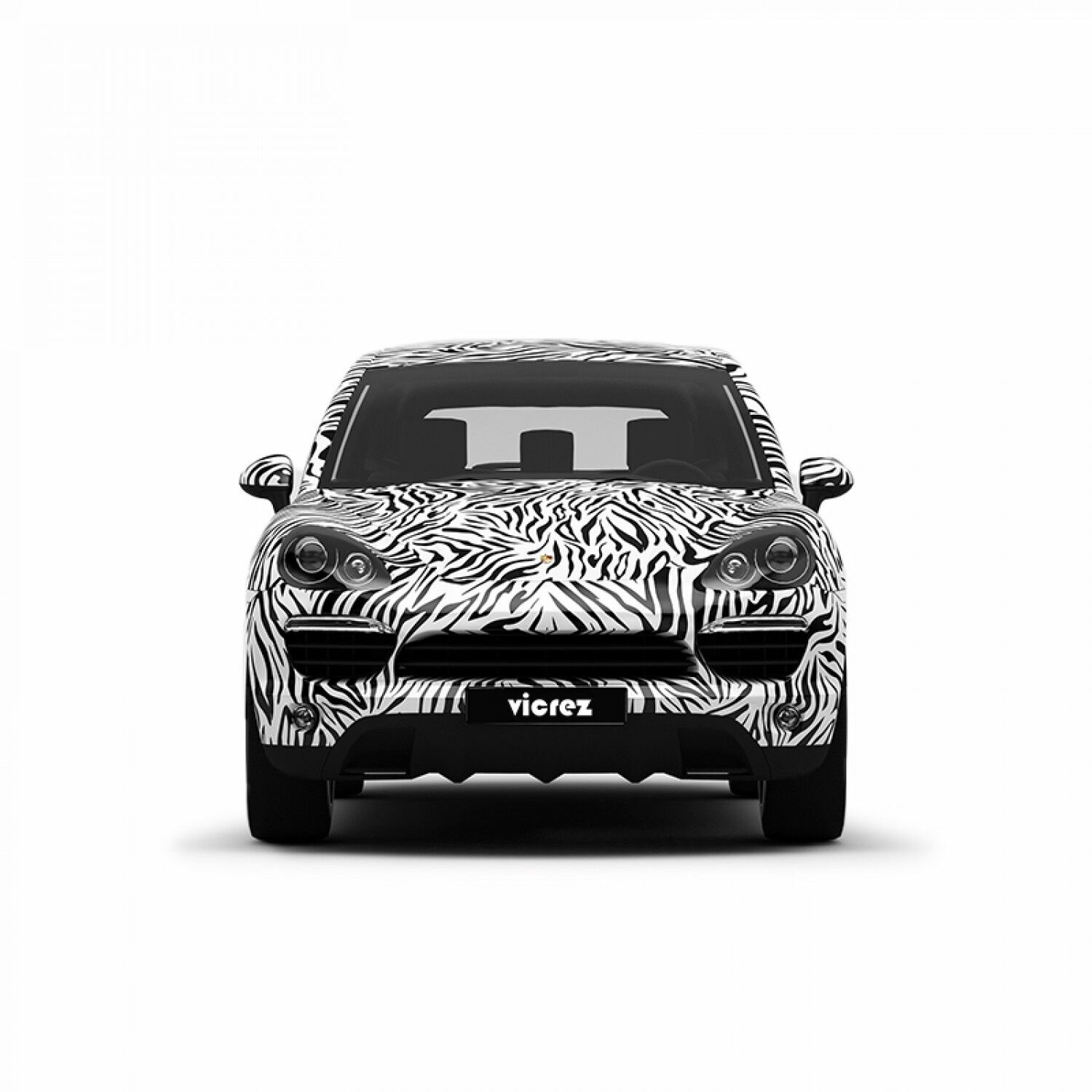 Vicrez Vinyl Car Wrap Film vzv10829 Black White Zebra Pattern