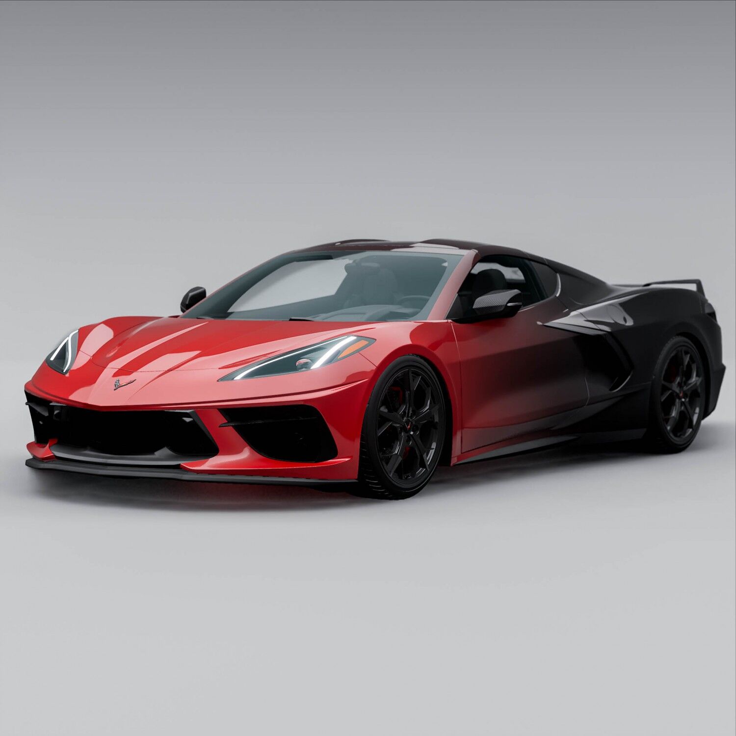 Vicrez Vinyl Car Wrap Film vzv10864 Red To Black Horizontal Gradient ...