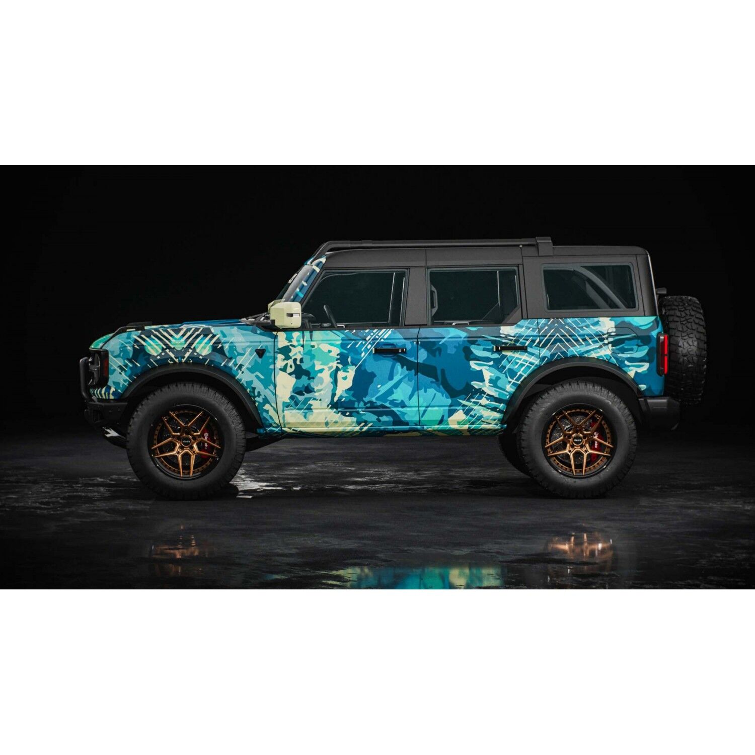 Vicrez Vinyl Car Wrap Film vzv10904 Surfer Waves
