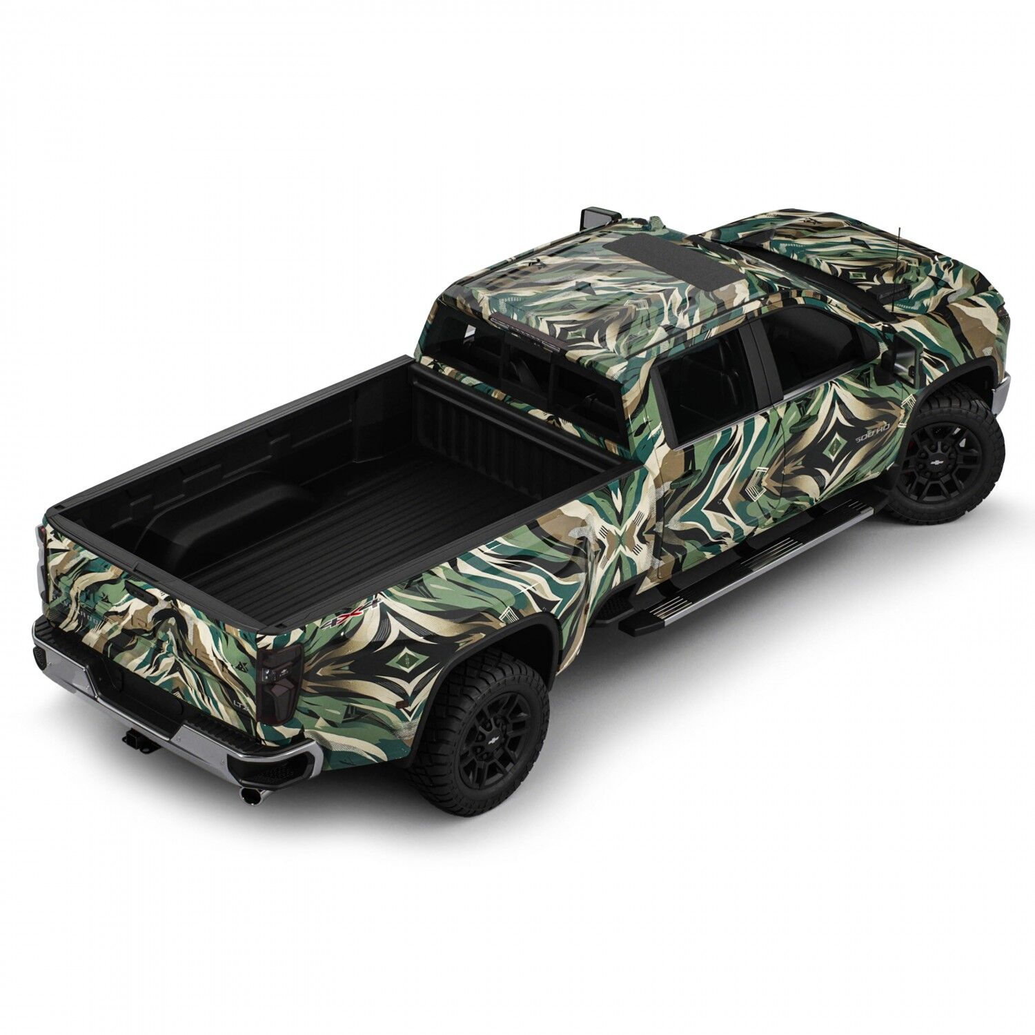 Vicrez Vinyl Car Wrap Film vzv10914 Tactical TriCam