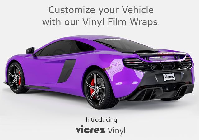 Vicrez Vinyl | Car Vinyl Film Wrap, Matte, Metallic, Carbon Fiber, etc ...