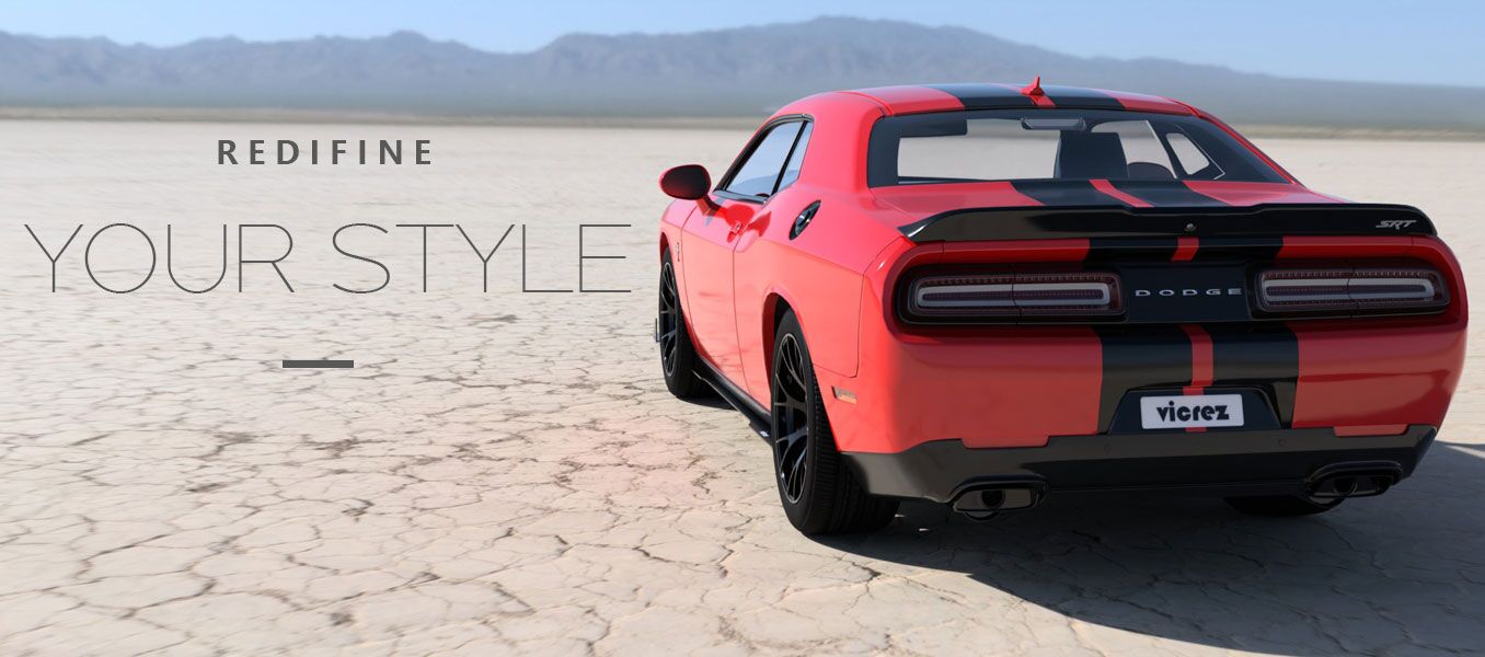 Vicrez VZ Style Side Skirt Splitter vz100662 | Dodge Challenger 2015-2023