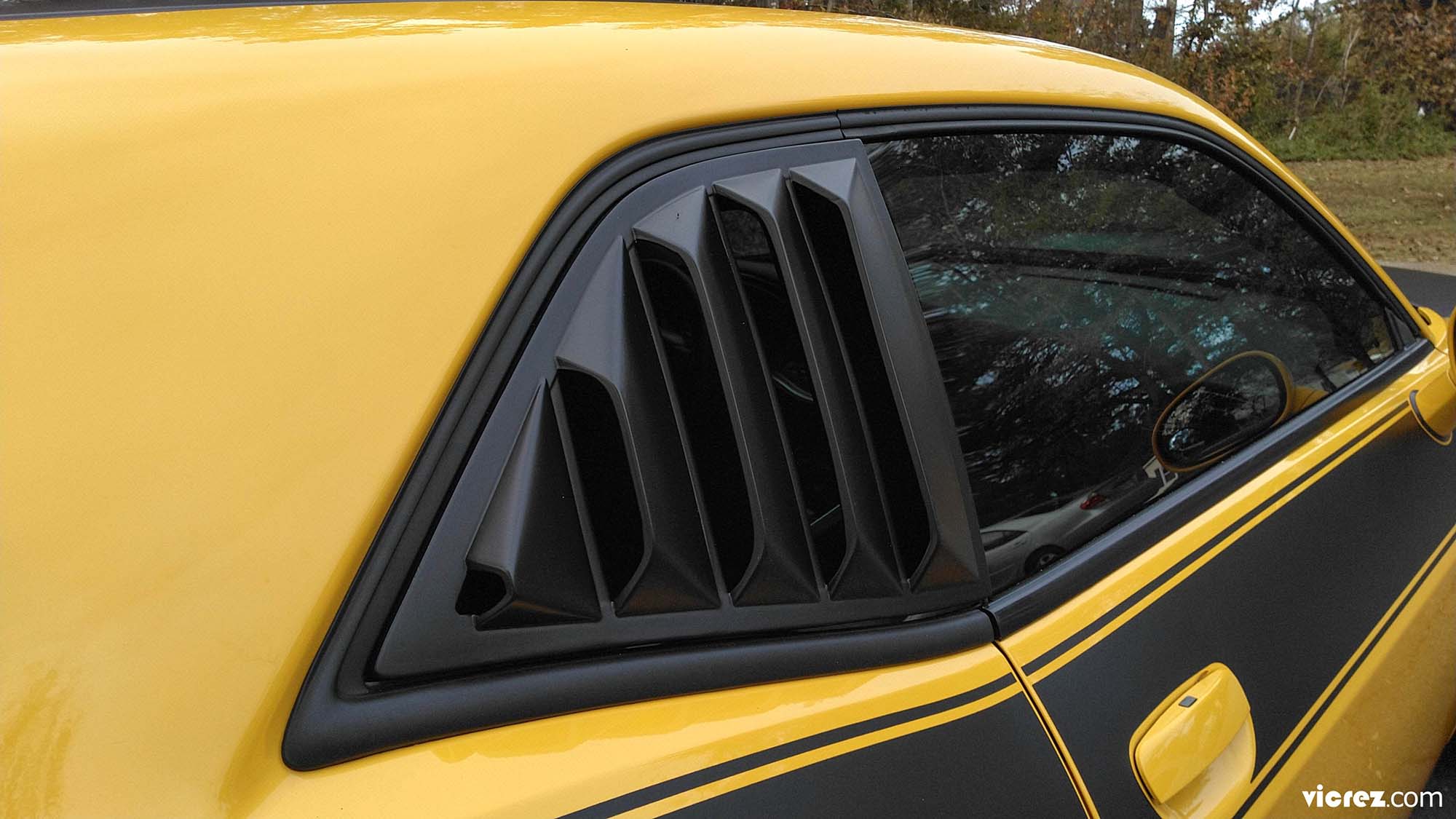 Vicrez LV Style Quarter Window Louvers vz100861 | Dodge Challenger 2008 ...