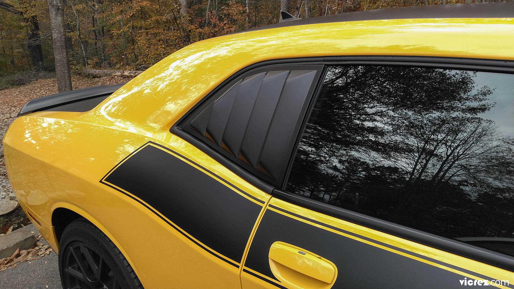 Vicrez LV Style Quarter Window Louvers vz100861 | Dodge Challenger 2008 ...